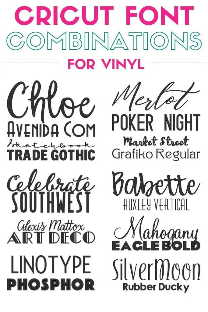 12 Best Fonts For Cricut In 2022 Free Cursive TVC